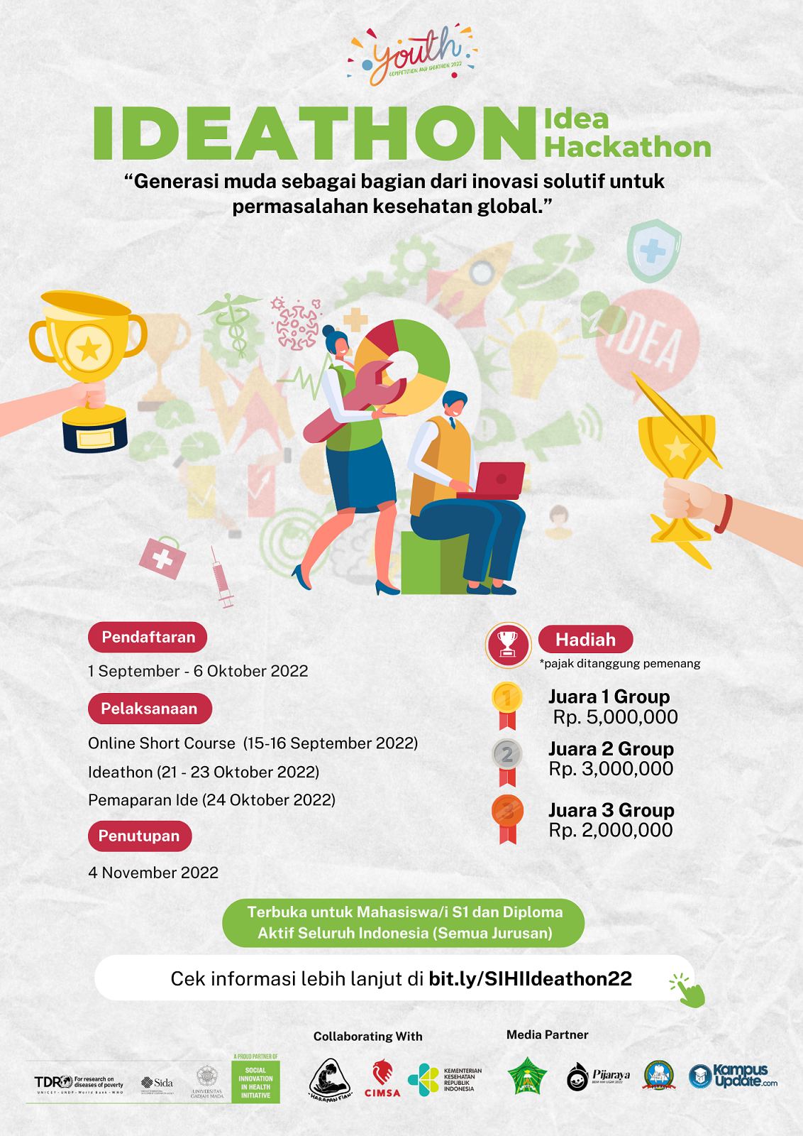 SIHI Indonesia YOUTH IDEATHON 2022 – Center for Tropical Medicine UGM